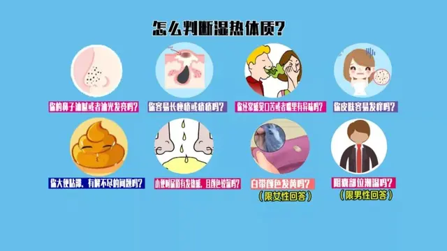 Acne-prone damp-heat physique, divided into spleen and stomach damp ...