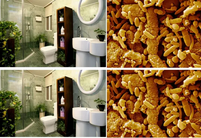 The bathroom is not hygienic, the key is that these details are not ...