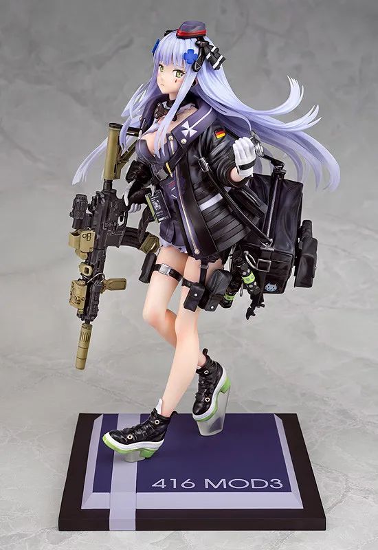 【手办资讯】phat! 《少女前线》HK416 MOD3 重伤Ver.手办，御姐妹儿太足了-次元法典